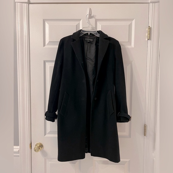 Kenneth Cole | Jackets & Coats | Kenneth Cole Black Wool Coat | Poshmark